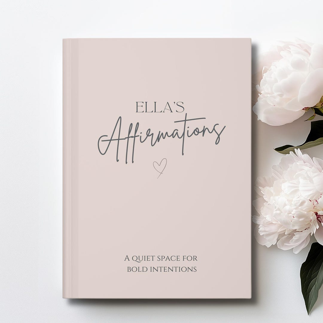 Affirmations Journal, Custom Manifestation Notebook, Daily Affirmations ...