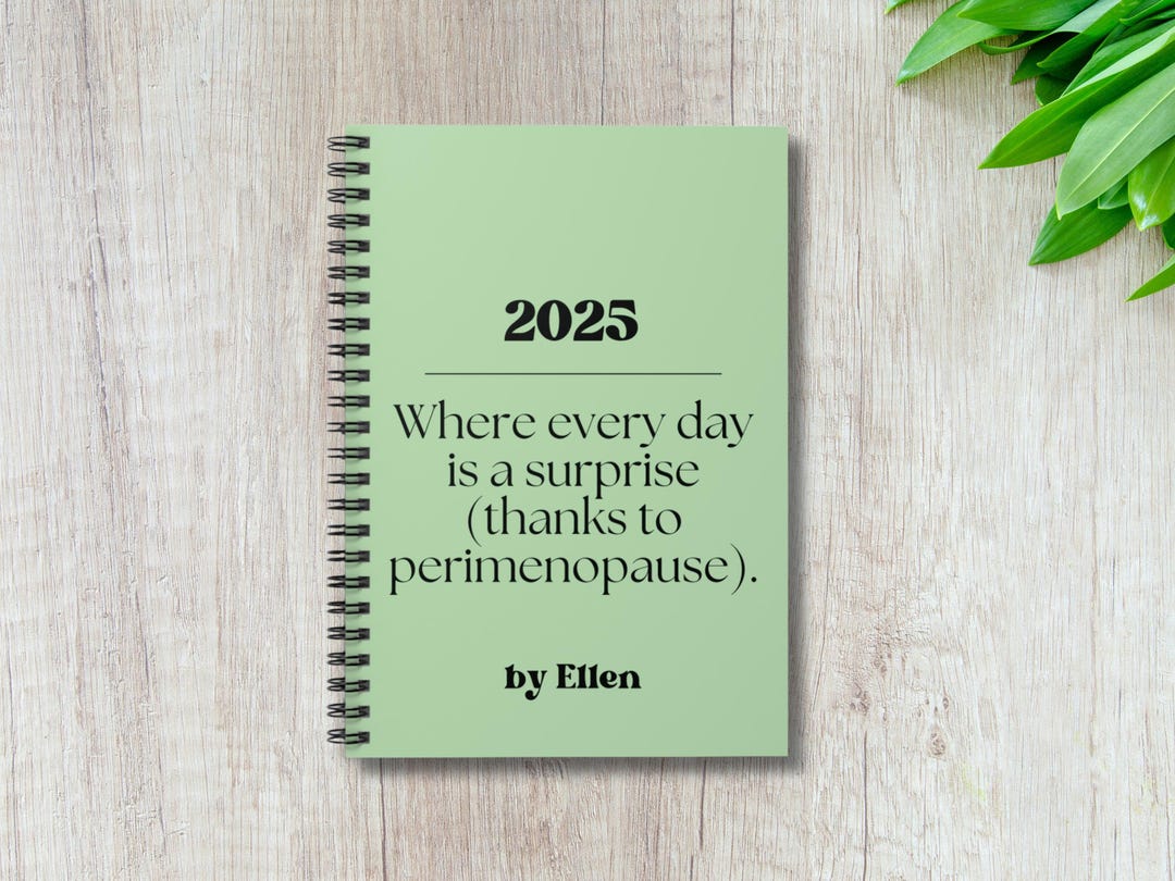 Perimenopause Notebook I Custom Menopause Journal I Fun Perimenopause ...