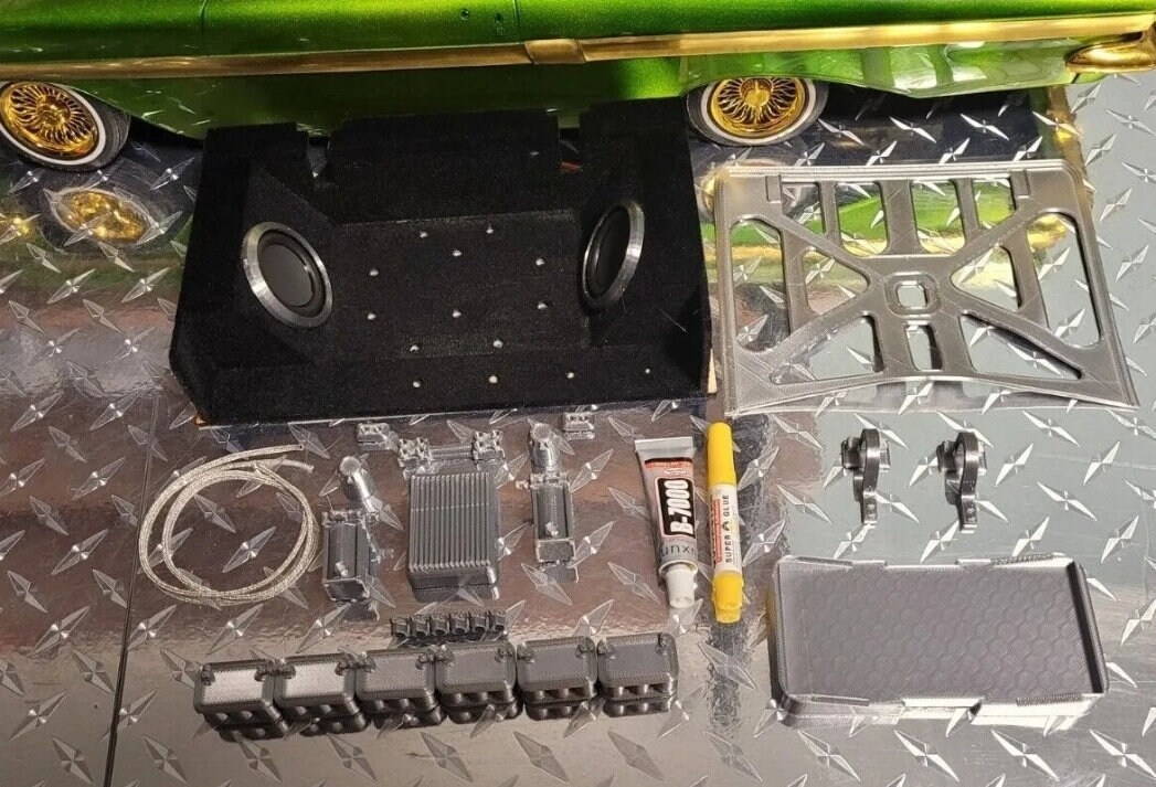 Sac City Beats RC Scale Bluetooth Speaker Trunk Kit for Redcat ...