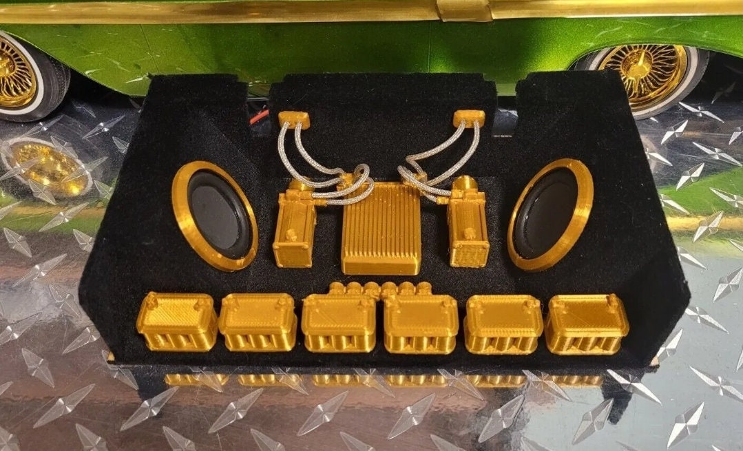 Sac City Beats RC Scale Bluetooth Speaker Trunk Kit for Redcat ...