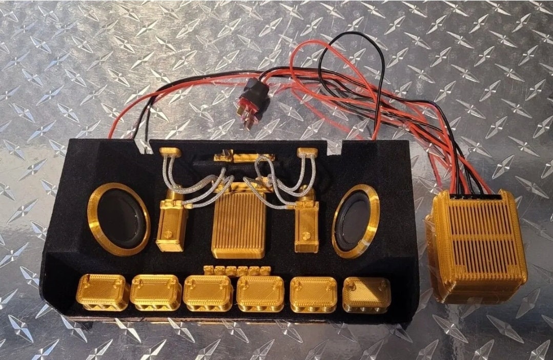 Sac City Beats RC Scale Bluetooth Speaker Trunk Kit for Redcat ...