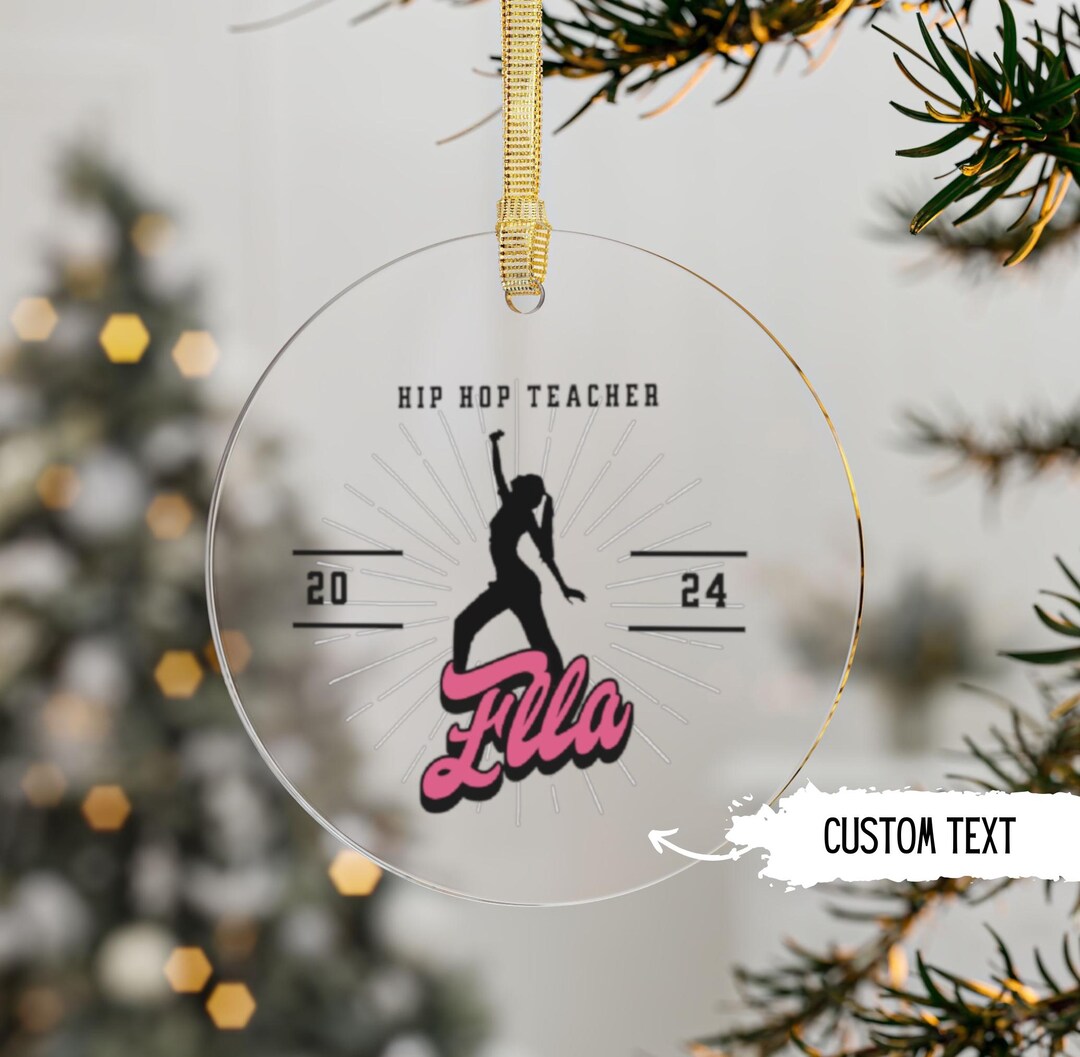 Personalized Hip Hop Dance Ornament,custom Dancer Christmas Gift,for ...