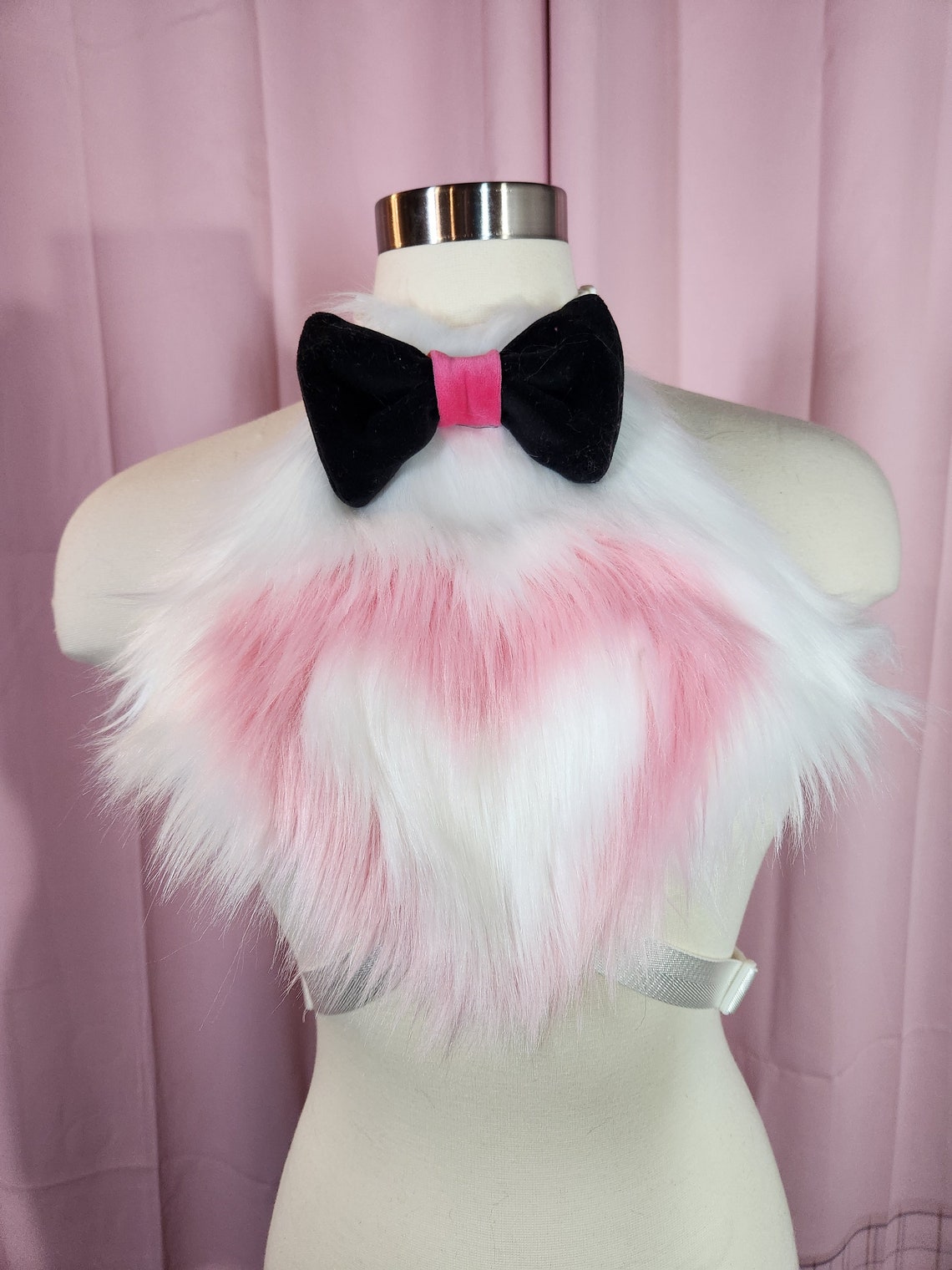 Hazbin Hotel Angel Dust Furry Chest Fluff Harness - Etsy
