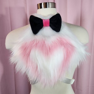 Hazbin Hotel Angel Dust Furry Chest Fluff Harness - Etsy