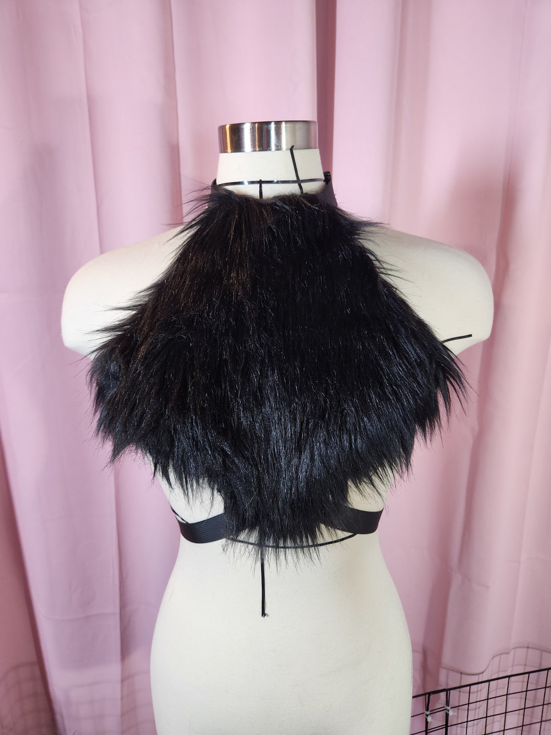 Furry Chest Fluff Harness - Etsy