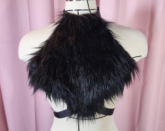 Hazbin Hotel Angel Dust Furry Chest Fluff Harness - Etsy