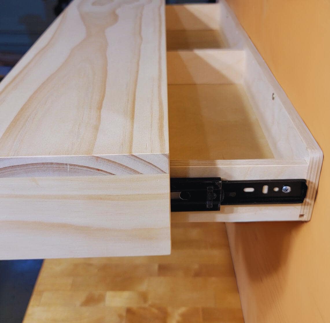 Hidden Compartment Floating Shelf, Wooden Floating Shelf, Hidden ...