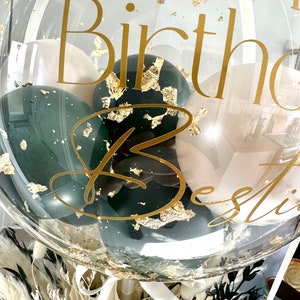Beautiful LARGE Bobo Bubble Balloon Bouquet Gift - Etsy UK