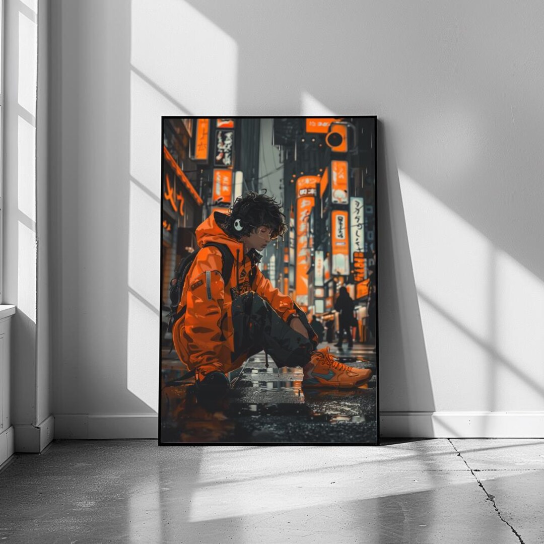 Eye-catching Anime Wall Art Print, Perfect for Manga Lovers and Otaku ...