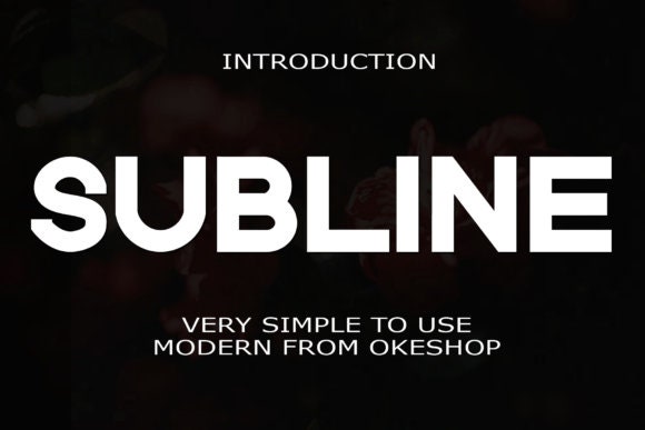 Subline Font, Unique Handwritten Font, Classic Serif Font, Retro ...