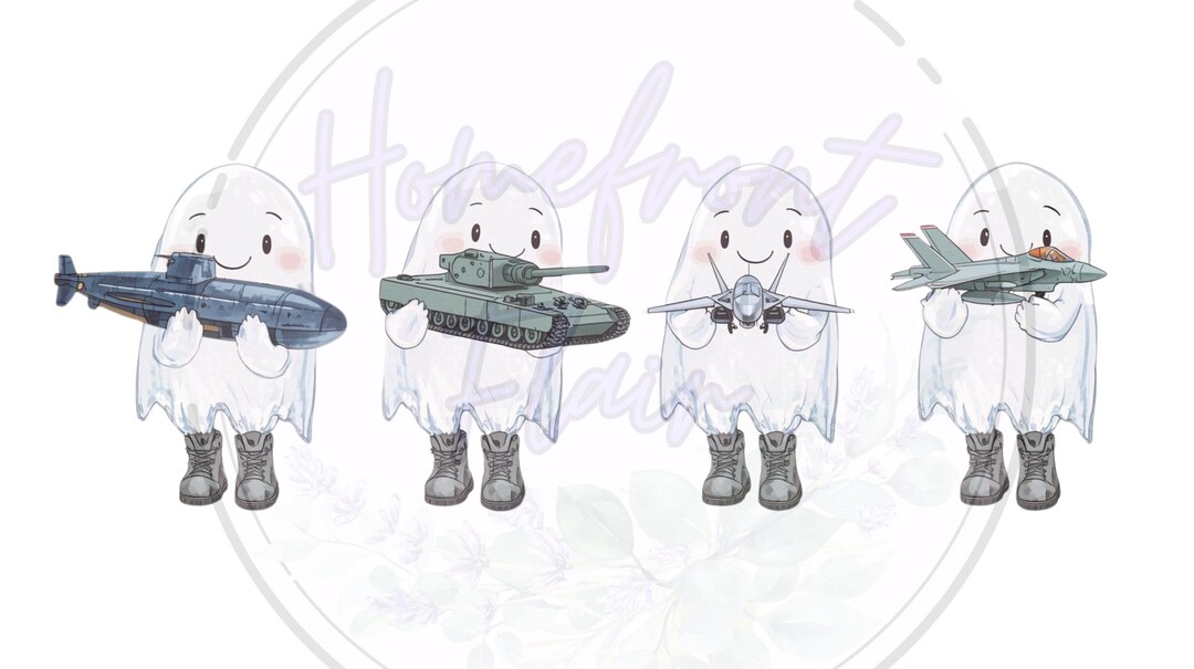 Fall Military Ghost PNG : Digital Download - Etsy