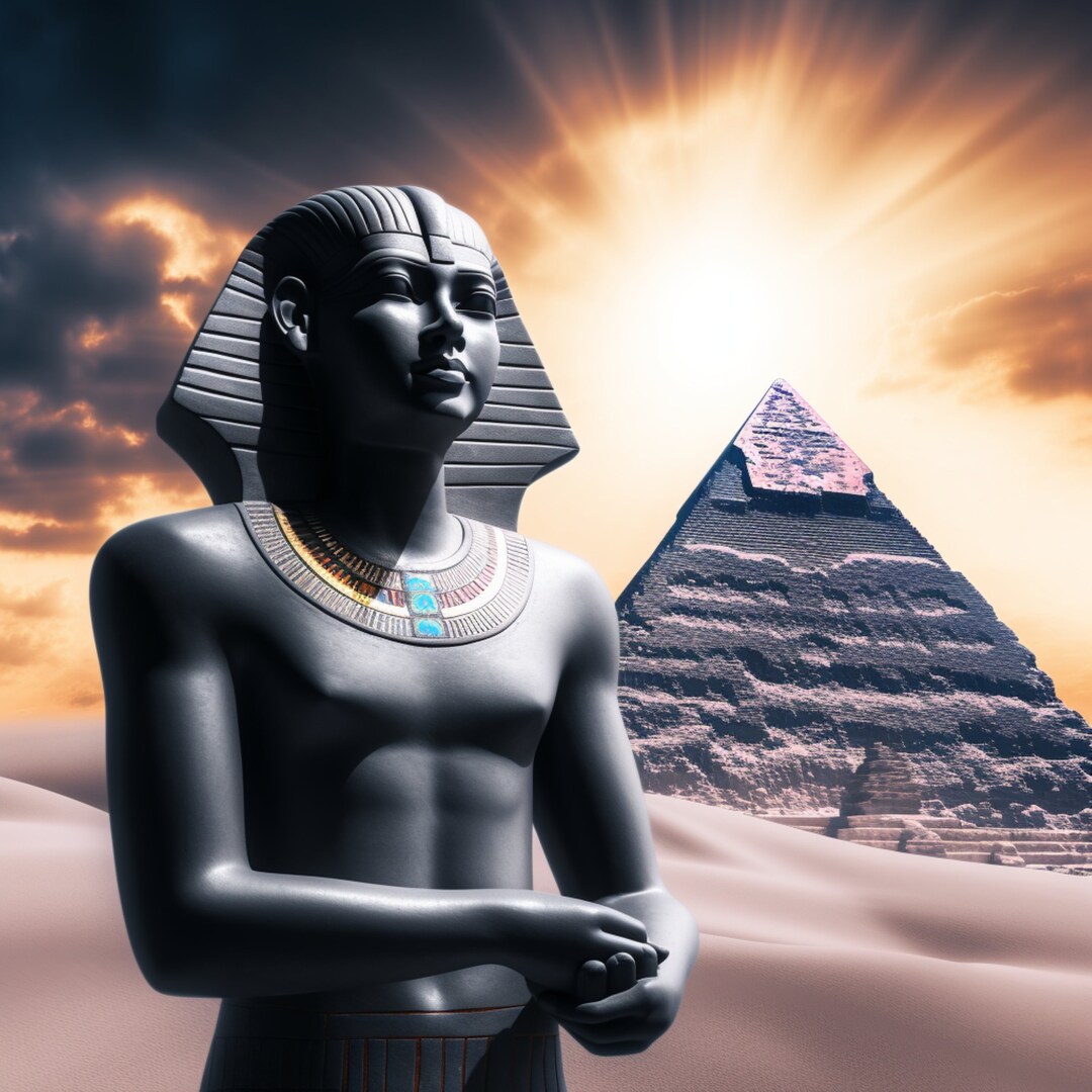 Ancient Egypt Pyramid Sun - Etsy