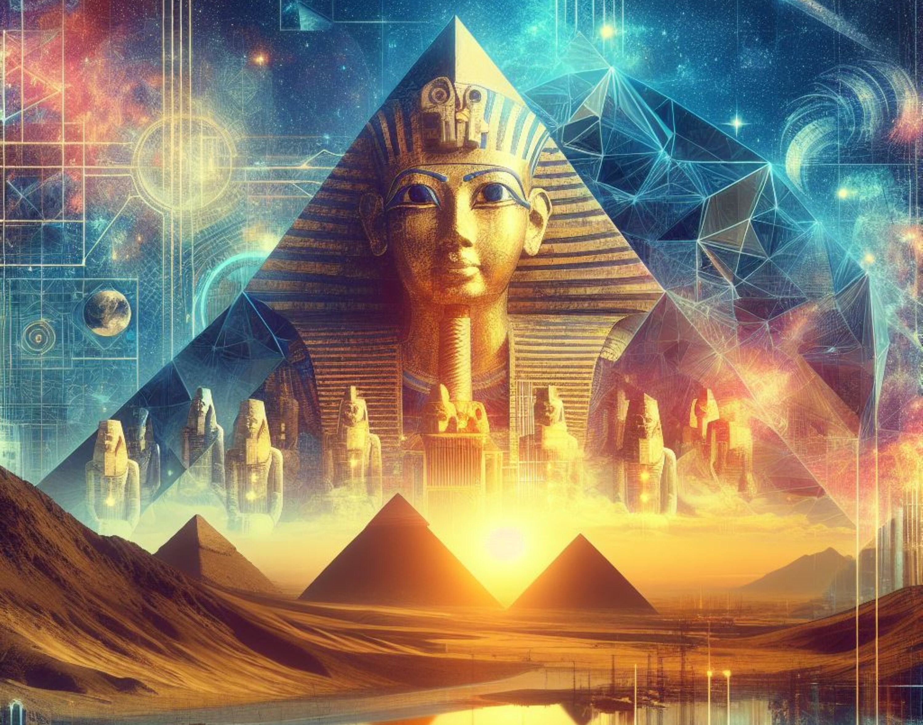 Ancient Egypt Celestial Pyramid - Etsy
