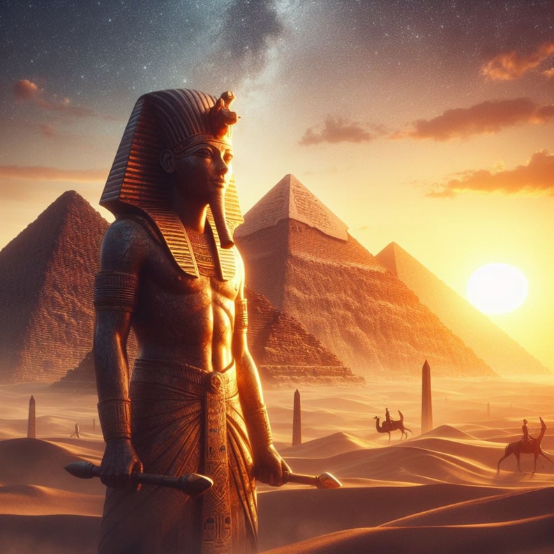 Ancient Egypt Faraon Parado - Etsy