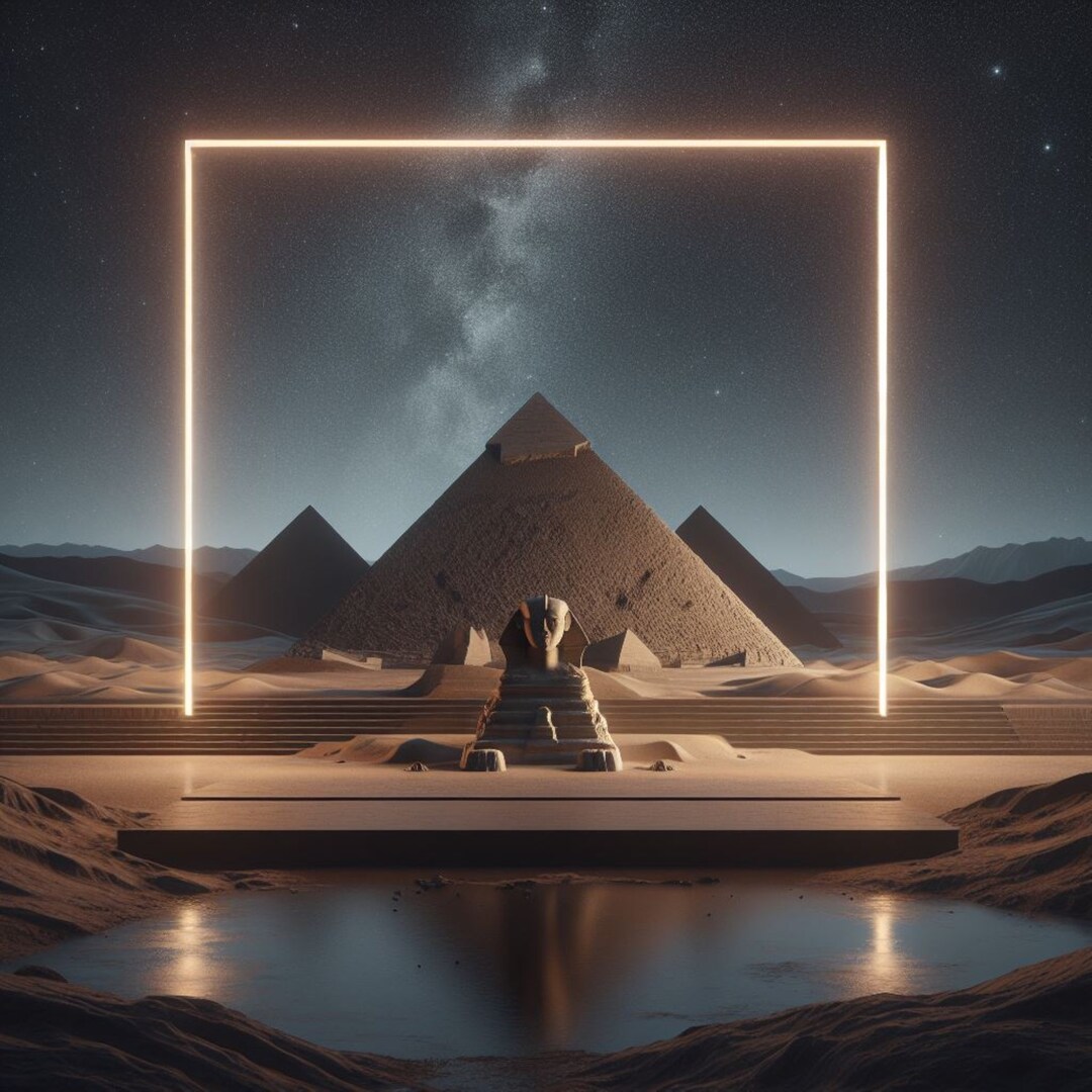 Ancient Egypt Celestial Pyramid - Etsy