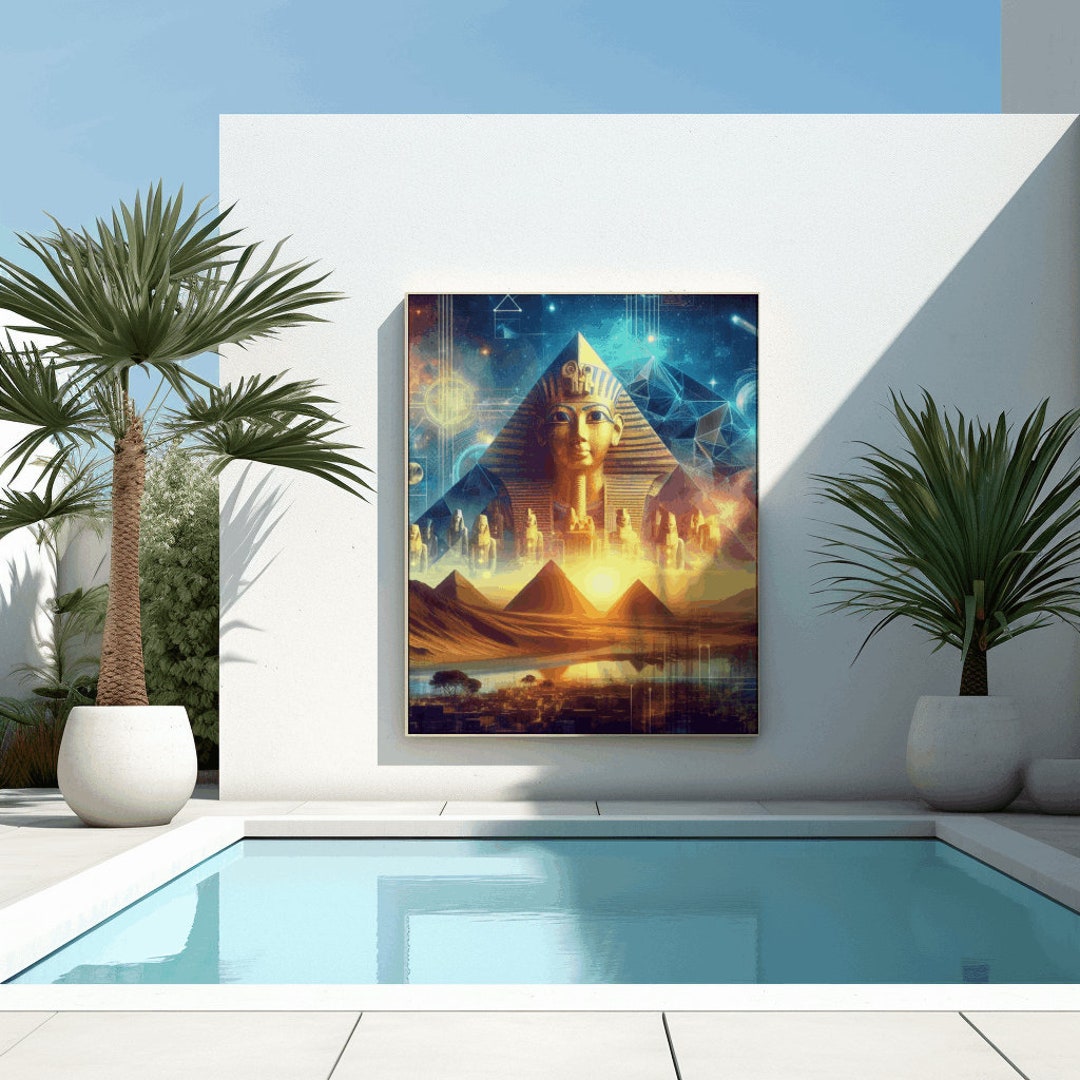 Ancient Egypt Celestial Pyramid - Etsy
