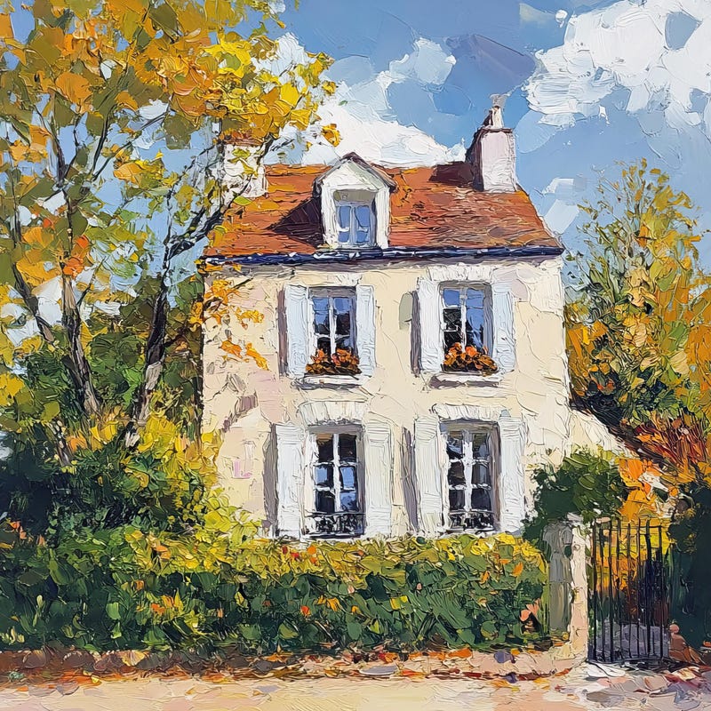 Custom Painting of House - Etsy