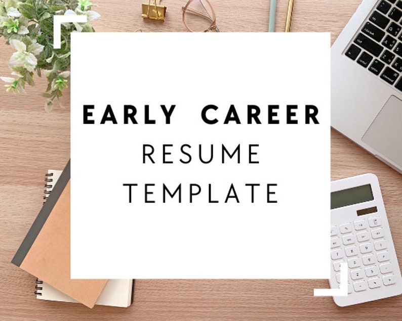 Early Career Resume Template | Ats-friendly | Clean & Professional Job ...