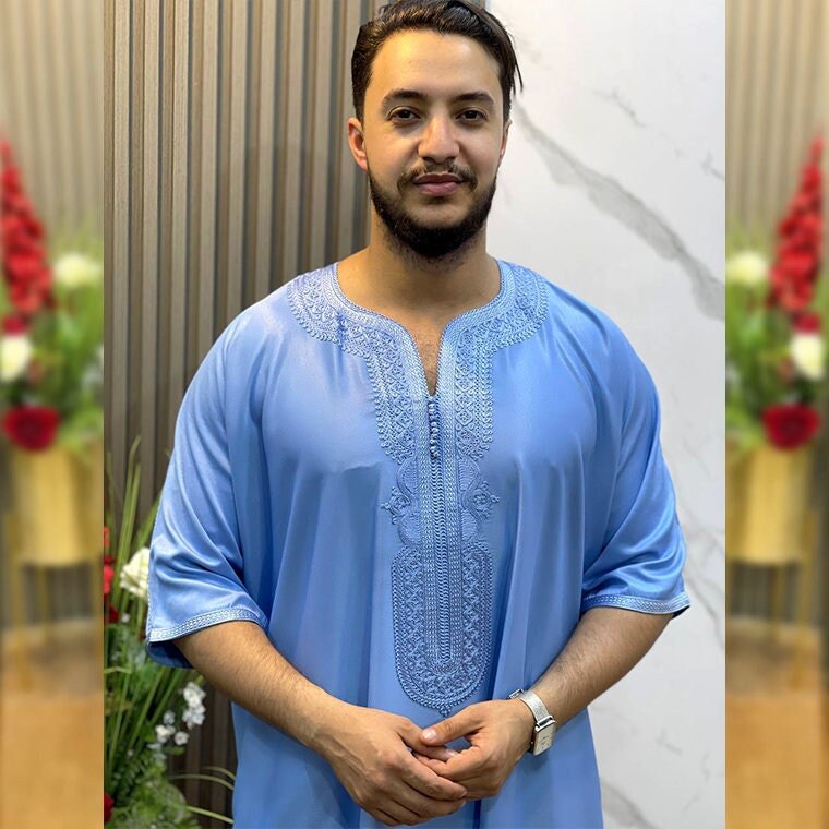 Handmade Moroccan Djellaba Kaftan: Men's Wedding Jabador - Etsy