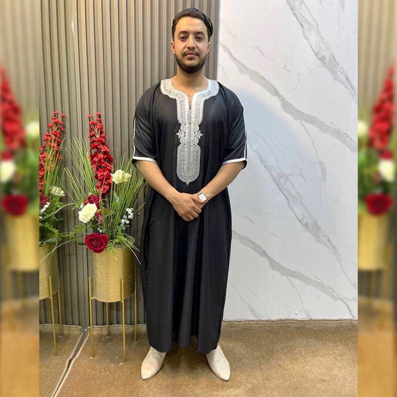 Handmade Moroccan Djellaba Kaftan: Men's Wedding Jabador - Etsy
