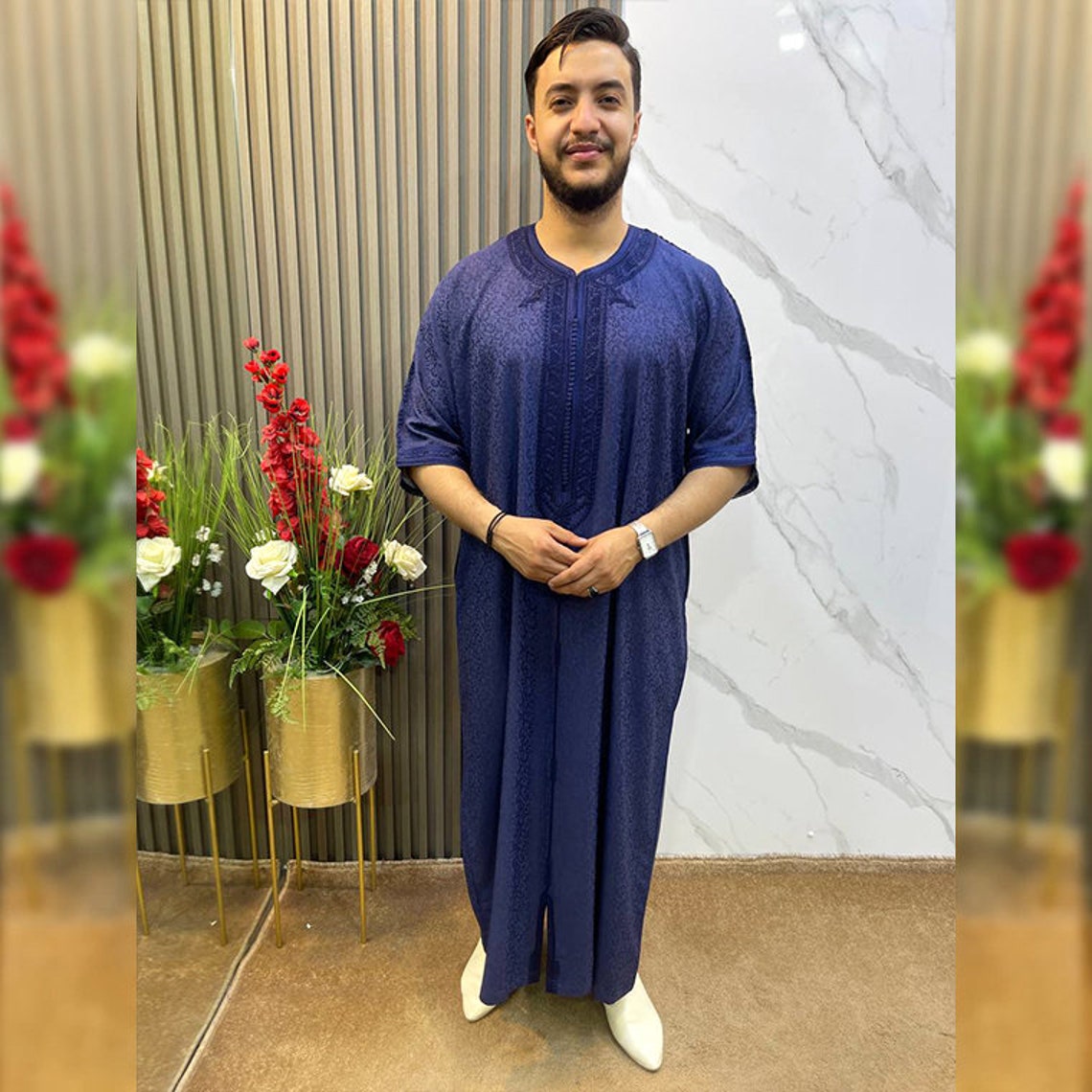 Elegant Men's Moroccan Djellaba & Kaftan - Perfect for Weddings ...