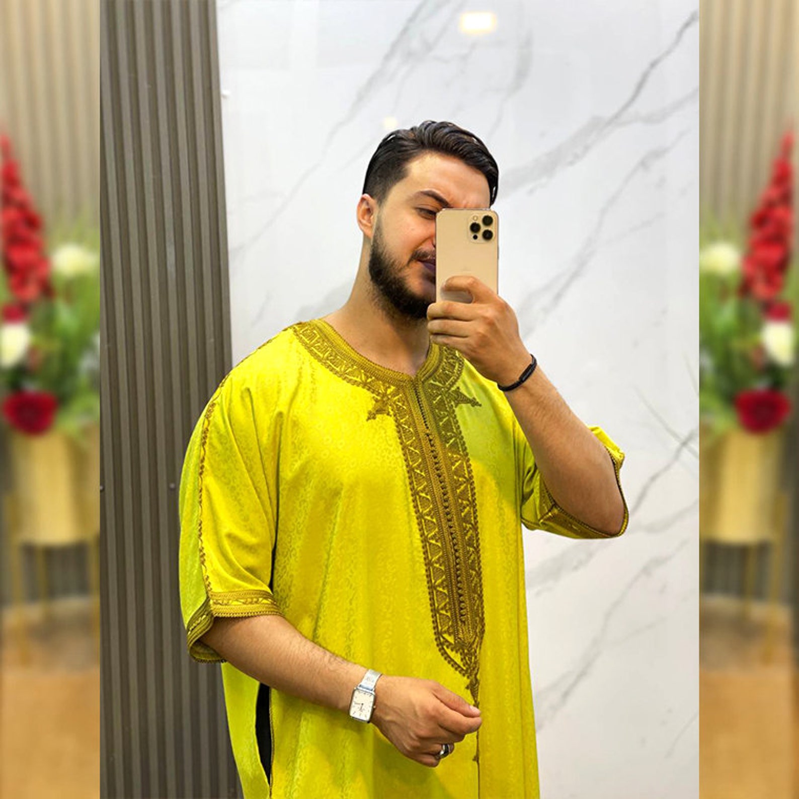 Elegant Men's Moroccan Djellaba & Kaftan - Perfect for Weddings ...