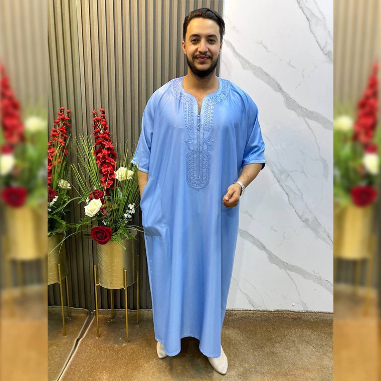 Handmade Moroccan Djellaba Kaftan: Men's Wedding Jabador - Etsy