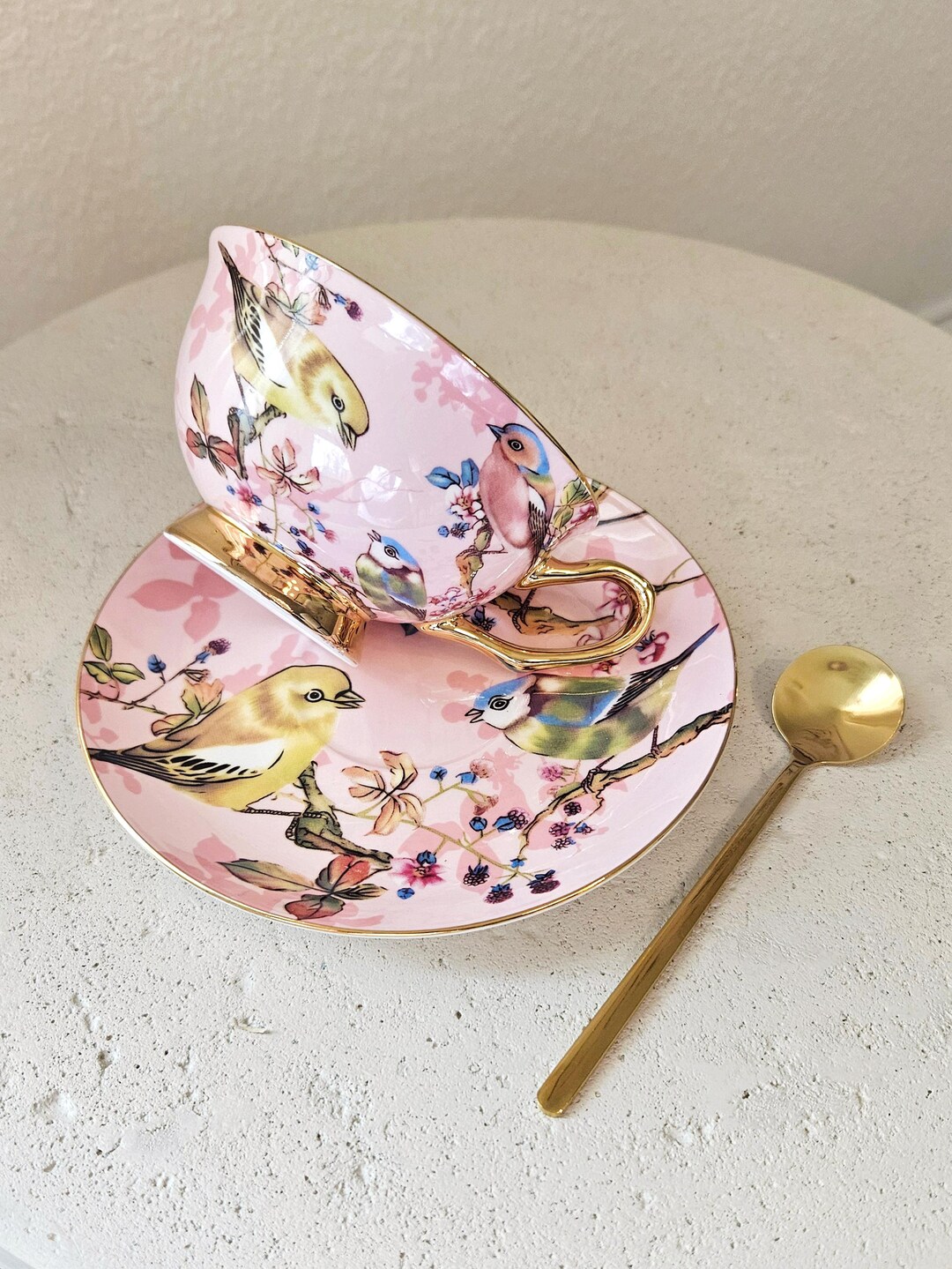 Timeless Vintage Floral Tea Cup and Saucer Set, Tea Cup Set, Tea Cup ...