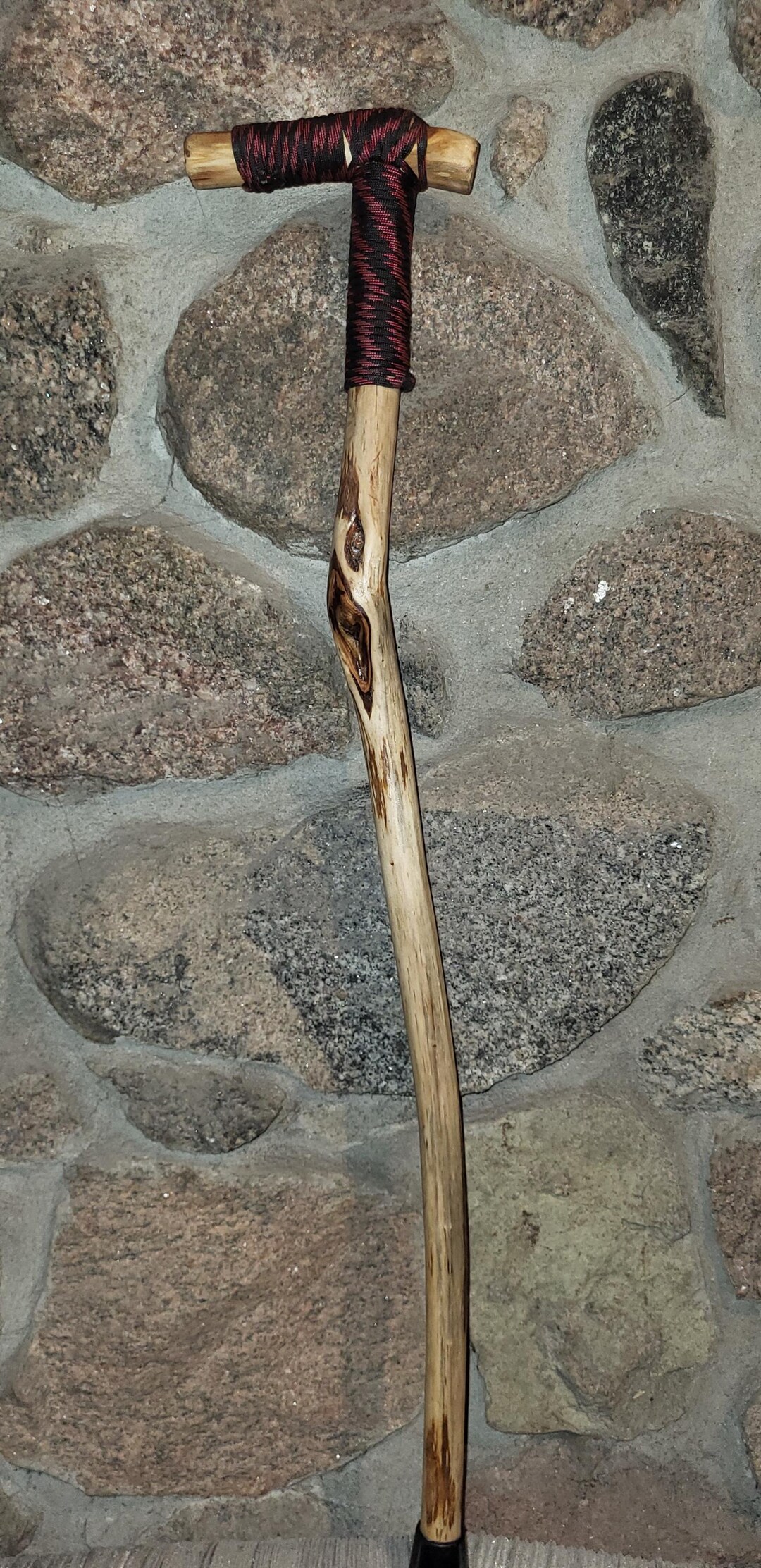 Diamond Willow Cane With Paracord Wrap. - Etsy