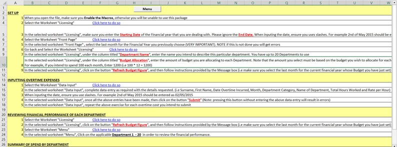 Overtime Budget Monitoring - Etsy