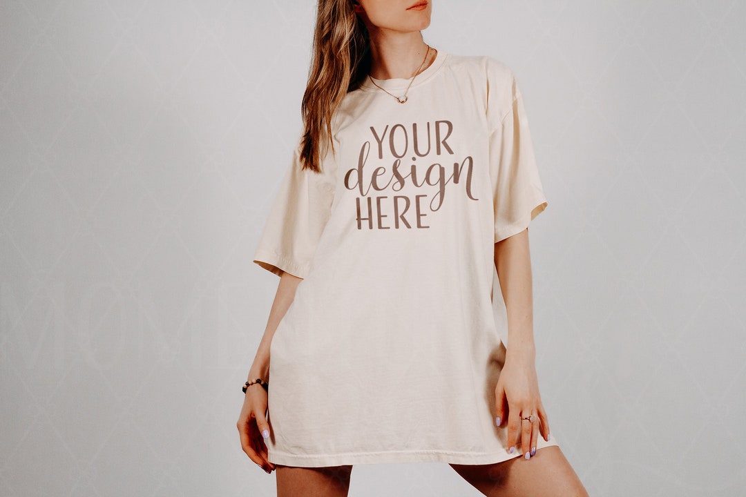 Ivory Comfort Colors Mockup, Comfort Colors Ivory Mockup, Comfort ...