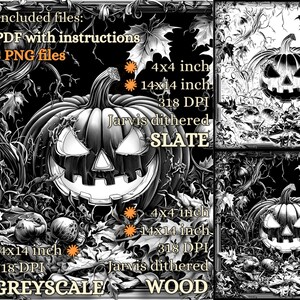 Halloween Laser Burn PNG, Spooky Laser Engraving File, Pumpkin Coaster ...