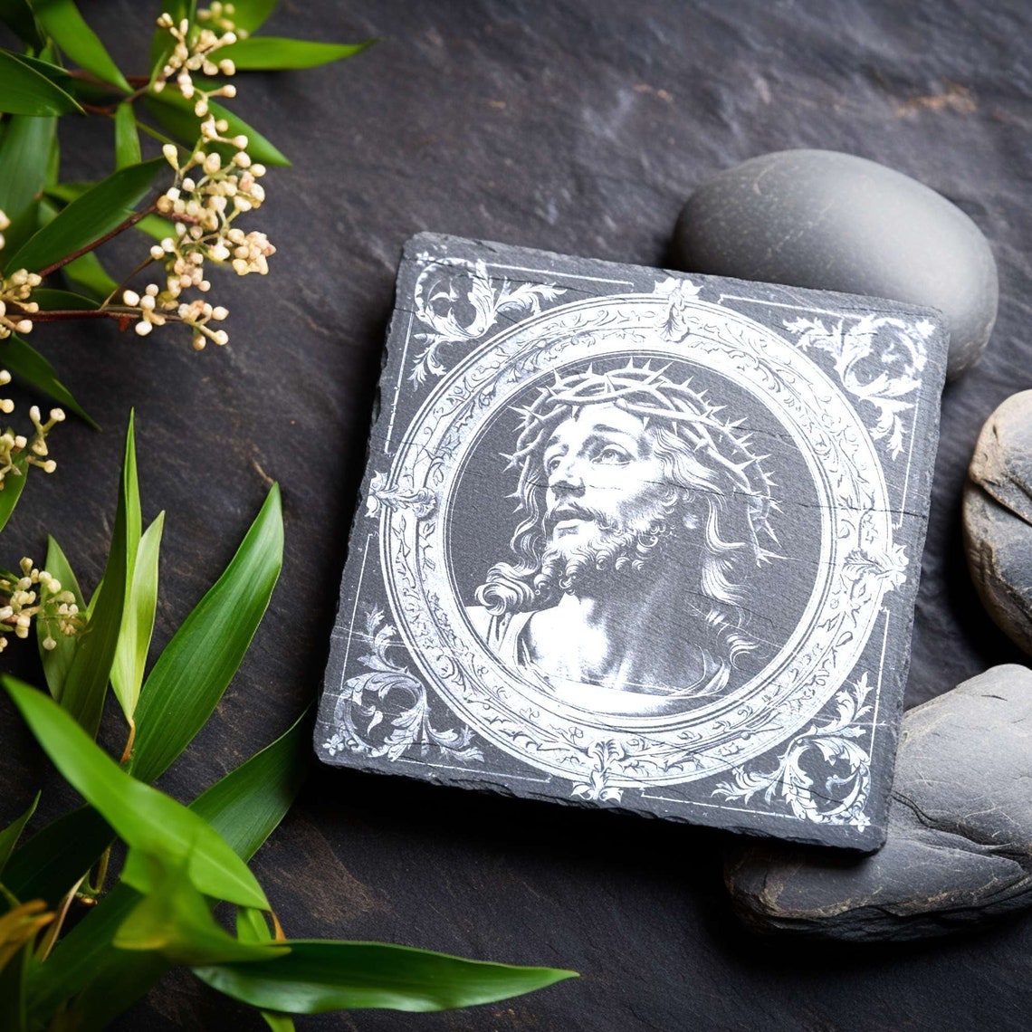 Jesus Christ Laser Burn PNG, Glowforge Christian Engraving File ...