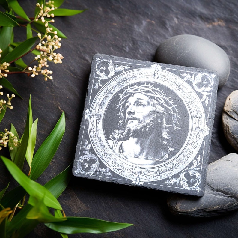 Jesus Christ Laser Burn PNG, Glowforge Christian Engraving File ...