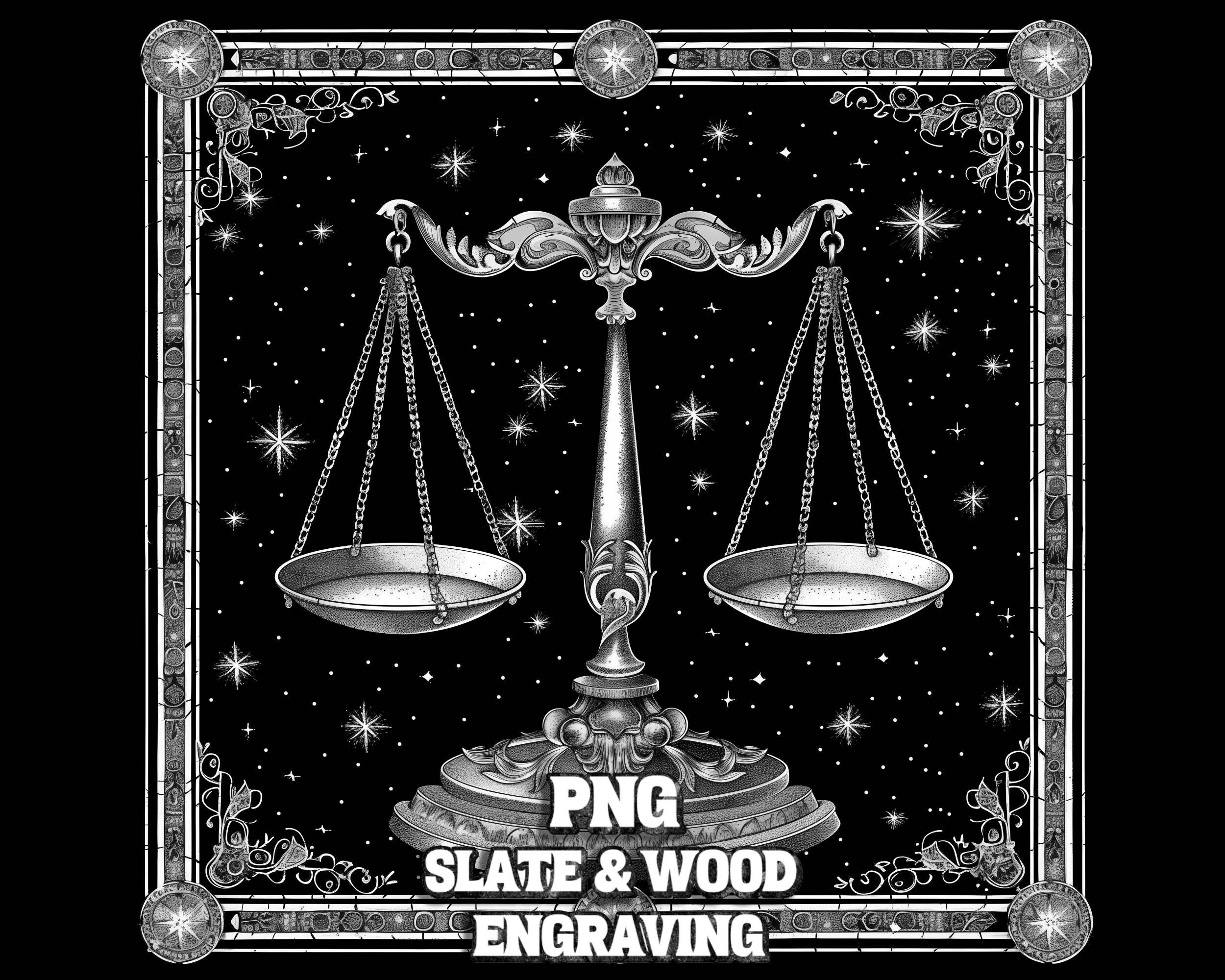 Zodiac Engrave Bundle, Zodiac Sign Set of 12, Laser Burn PNG File ...