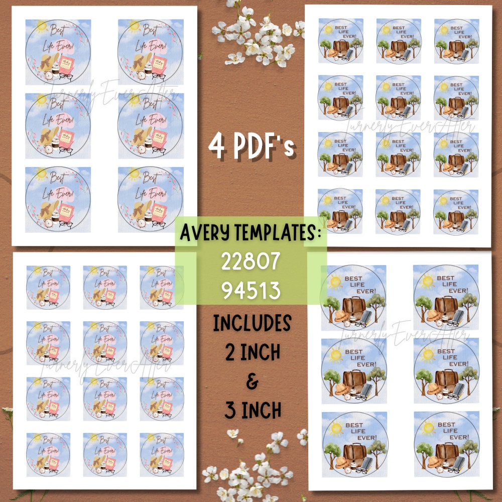 JW Pioneer Gift Round Labels 2 Inch 3 Inch Digital Download Best Life ...