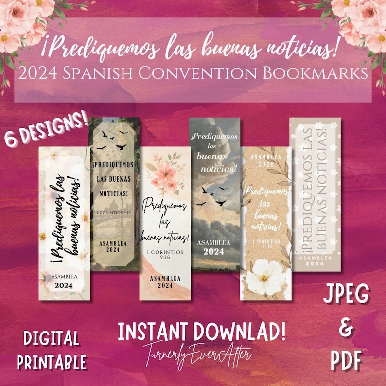 JW Spanish Convention Bookmarks Digital Download Prediquen Las Buenas ...