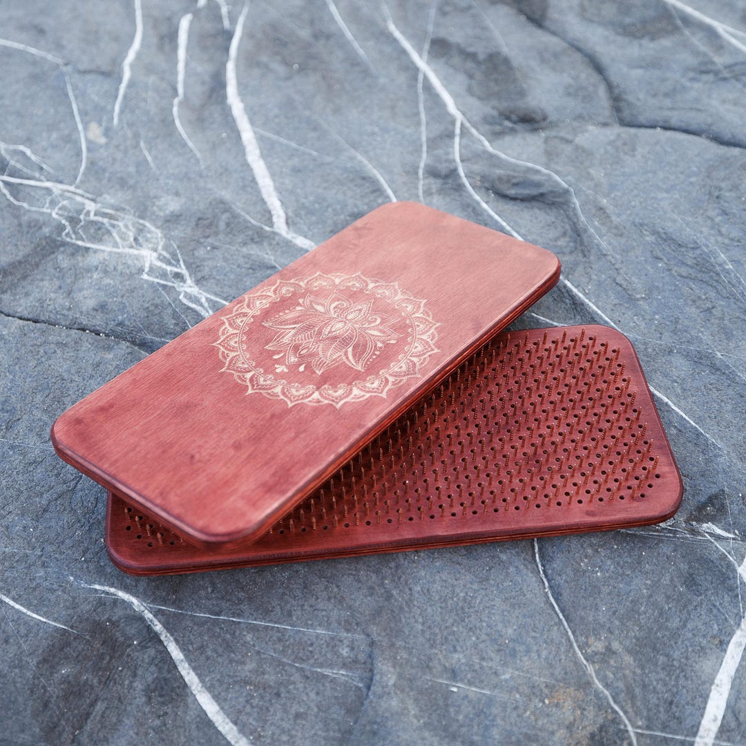Handmade Sadhu Board – Personalized Engraving & Adjustable Nail Spacing ...