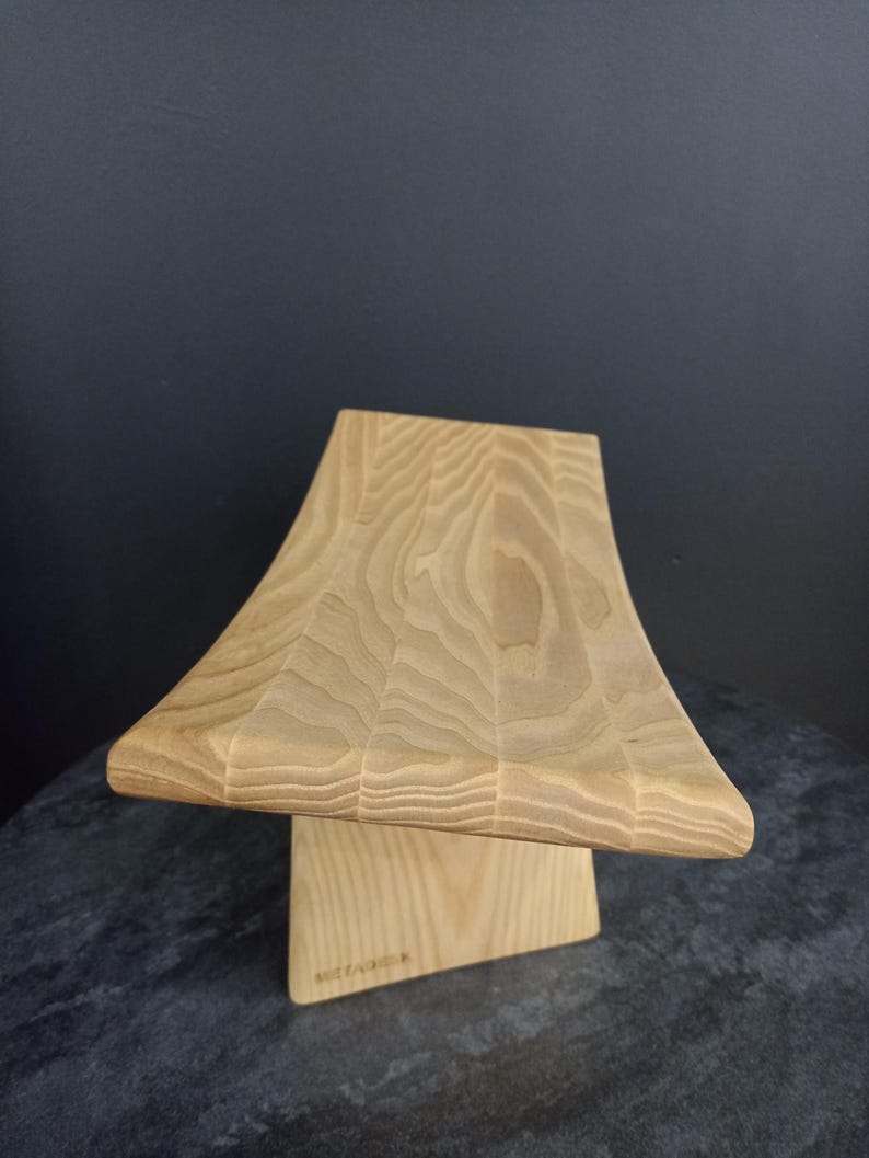 Foldable Meditation Bench, Wooden Yoga Stool in Solid Oak - Etsy
