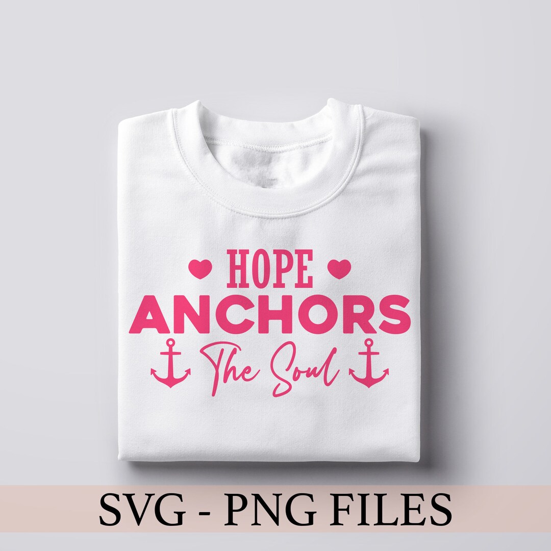 Hope Anchors to the Soul SVG, Retro SVG, Christian Svg, Cricut Svg ...