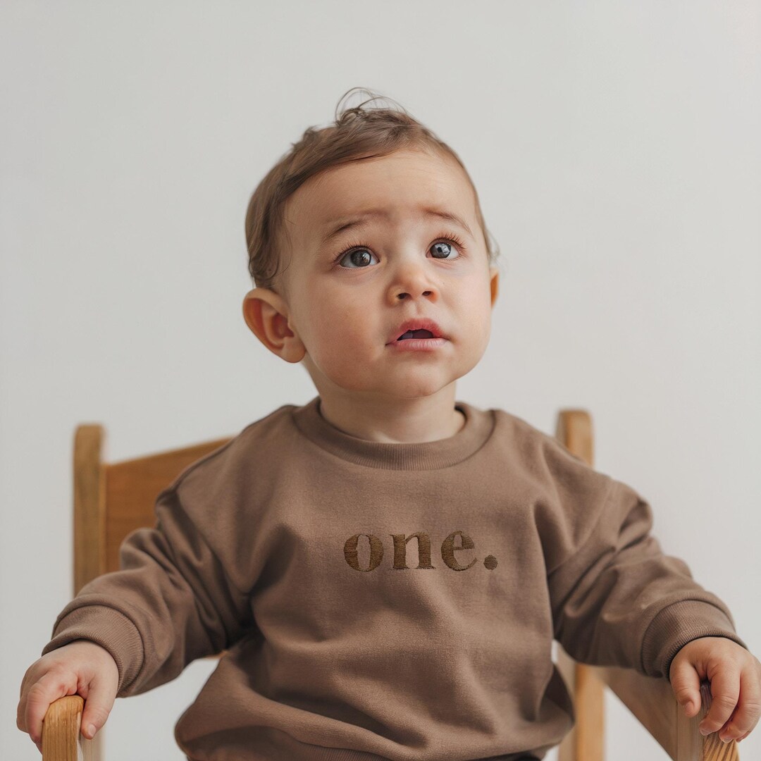 Embroidered Personalised Birthday Sweatshirt, Baby Sweatshirt, Toddler ...