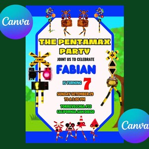 Invitacion - Invitation - Thepentamax - Invitaciondecumpleaños ...