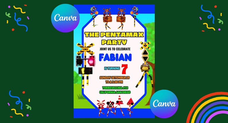 Invitacion - Invitation - Thepentamax - Invitaciondecumpleaños ...