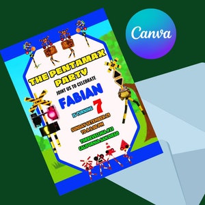 Invitacion - Invitation - Thepentamax - Invitaciondecumpleaños ...