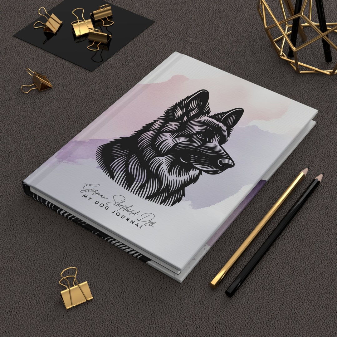German Shepherd Dog Pet Journal, Vet Record Book, Pet Owner Notebook ...