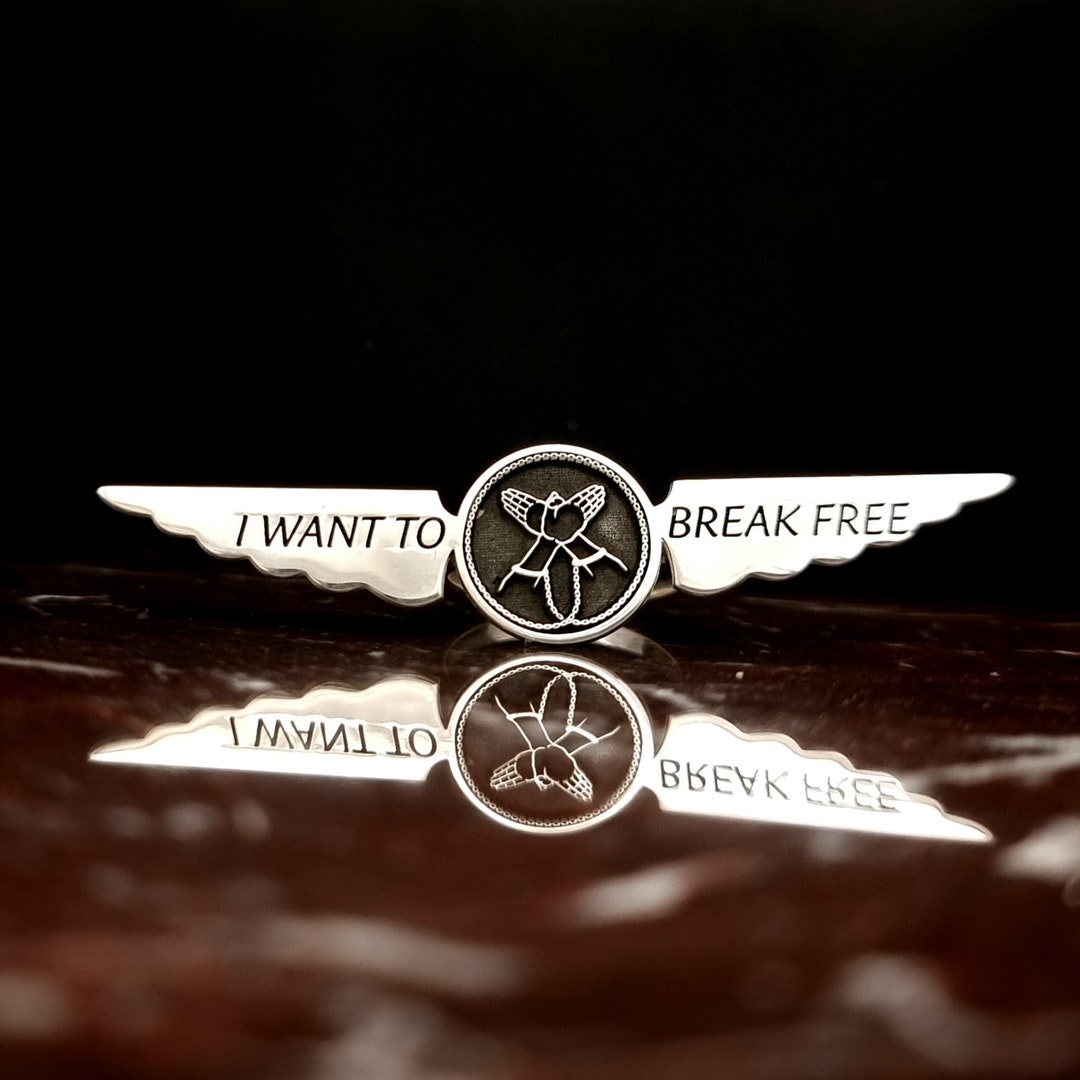 Queen Band Ring: "i Want to Break Free" 925 Sterling Silver - Etsy