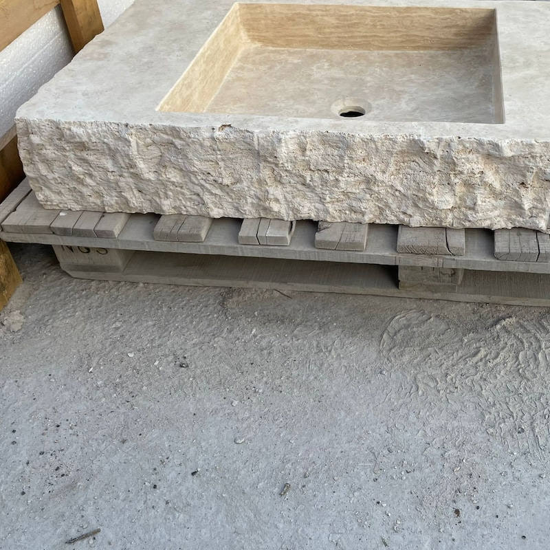 Stone Double Sink Bathroom - Etsy