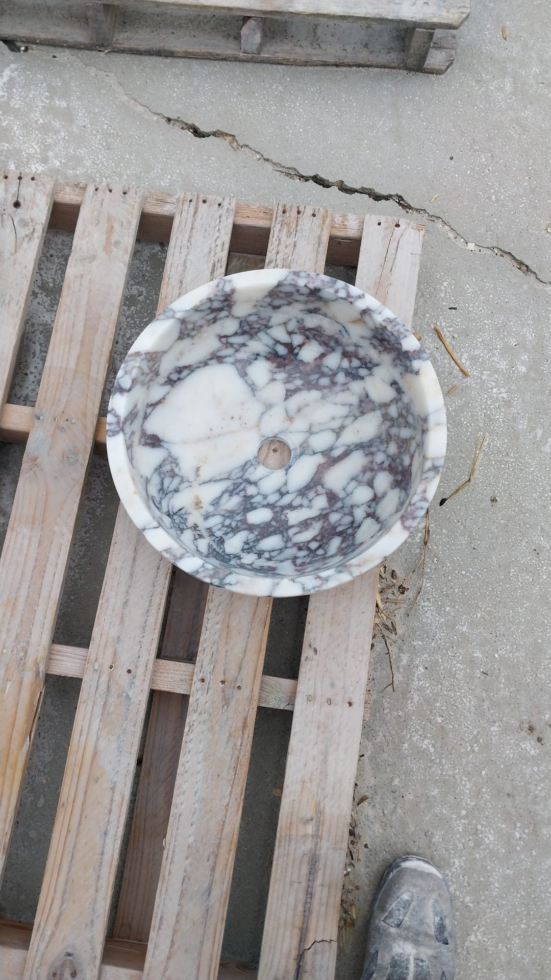Calacatta Violet Marble Sink - Etsy