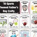 10 Fathers Day Sports Handprint/footprint Crafts, Instant Download PDF ...