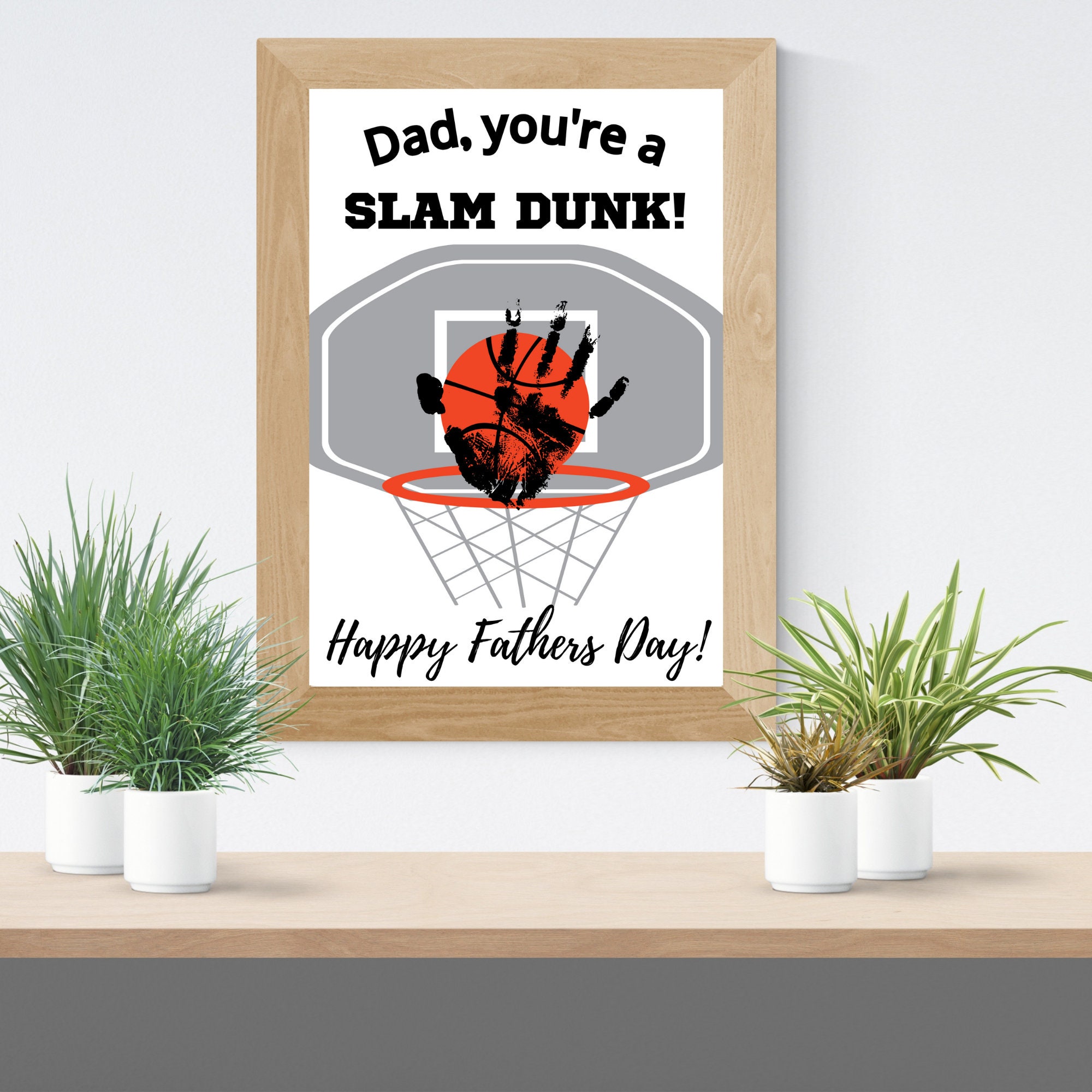 10 Fathers Day Sports Handprint/footprint Crafts, Instant Download PDF ...